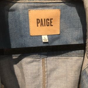 PAIGE | Jackets & Coats | Paige Light Ash Denim Jacket | Poshmark